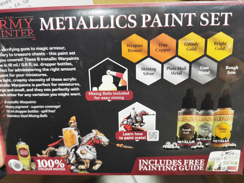 The Army Painter Warpaints Metallic Paint Set – Battleground Gaming UK