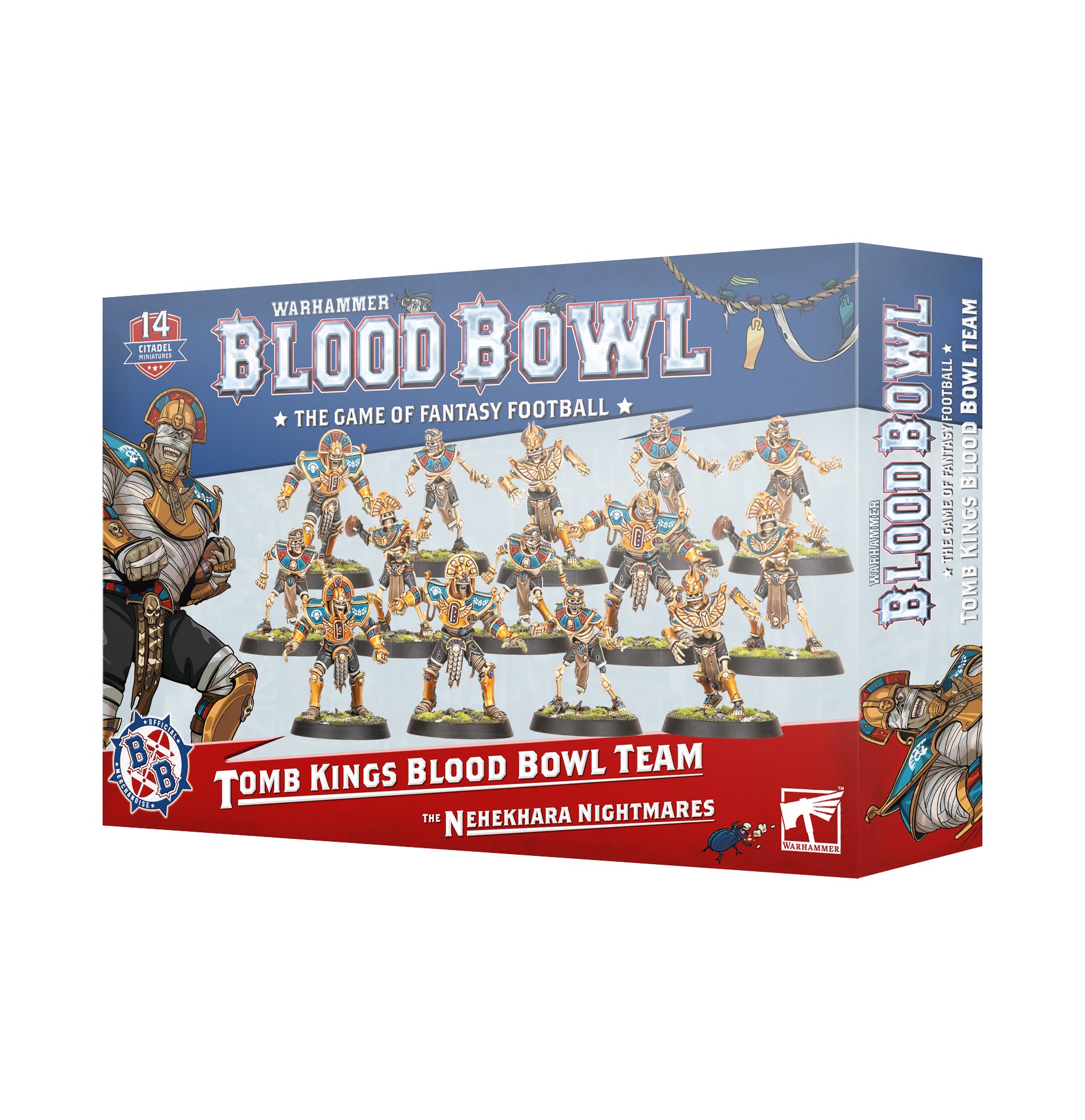 Games Workshop Tomb Kings Blood Bowl Team: The Nehekhara Nightmares ...