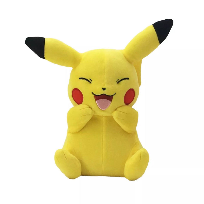 Pokemon 8 inch plush happy Pikachu – Battleground Gaming UK