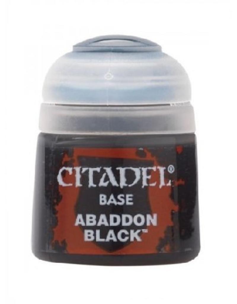 Citadel Base: Abaddon Black 12Ml – Battleground Gaming UK